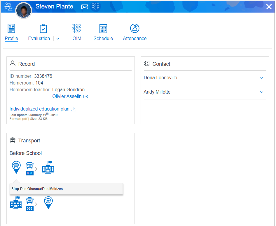 How do I access a student’s record? - Mozaïk-Portail - C'est simple!